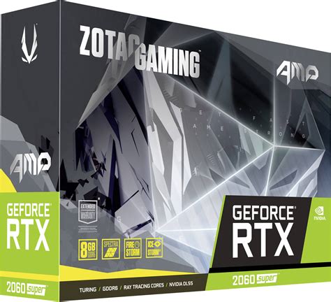 Zotac GPU Nvidia GeForce RTX 2060S SUPER AMP 8 GB GDDR6 RAM PCIe x16 ...