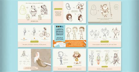 Procreate Character Drawing Toolkit MasterBundles