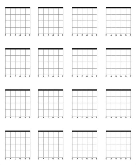 Chord Chart Template