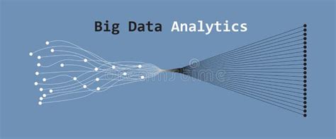Big Data Analytics Visual Abstract Background Chaotic Lines With Dots