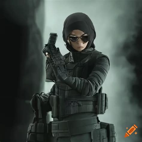 Image Of Ash A Character From Rainbow Six Siege On Craiyon