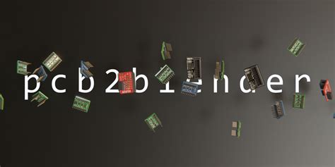 GitHub N Pcb Blender KiCad To Blender D Model Workflow