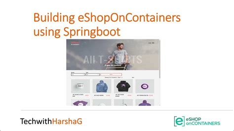 Building Eshoponcontainers Using Springboot Stack Part 01 Introduction Youtube