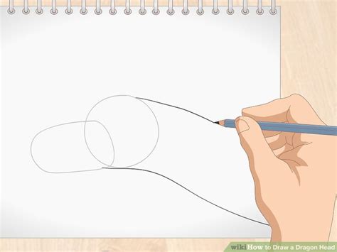 How To Draw A Dragon Head With Pictures WikiHow How To Draw A Dragon Head With Pictures WikiHow