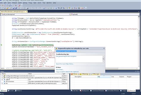 File System Upload An Data In Excel File Using Aspnet Daniweb