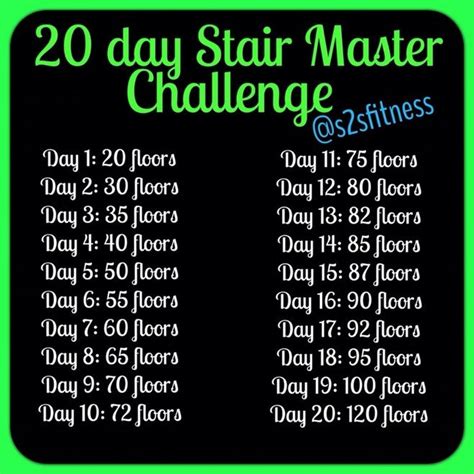 7 Day Stair Climbing Workout Plan Eoua Blog