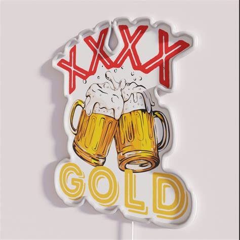 Xxxx Gold Australian Beer Rgb Led Sign Neon Factory