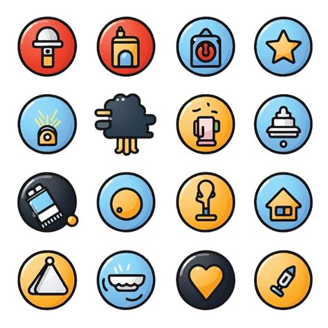 Premium Vector Following Icons For An Ios Style Navigation Menu Home