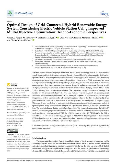 Pdf Optimal Design Of Grid Connected Hybrid Renewable Energy System
