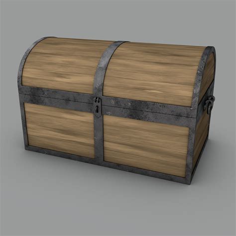 해적 보물 상자 3d 모델 4 C4d 3ds Dxf Obj Stl Unknown Free3d