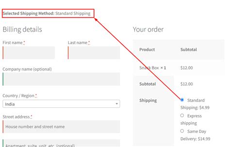 How To Get The Chosen Shipping Method Title By Its Id In Woocommerce Tyche Softwares