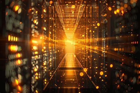 Premium Photo Delve Into The Realm Of Quantum Computing As Beams Generative Ai