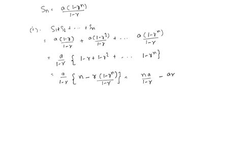 Solved If Sn Represents The Sum Of N Terms Of A G P Whose First Term
