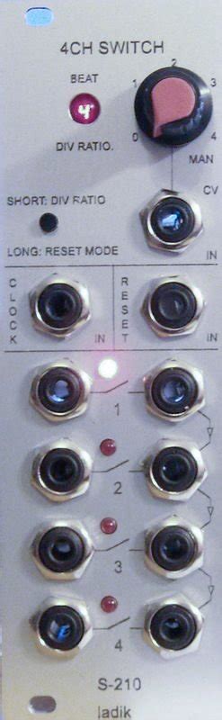 Ladik S 210 4ch Switch Eurorack Module On Modulargrid
