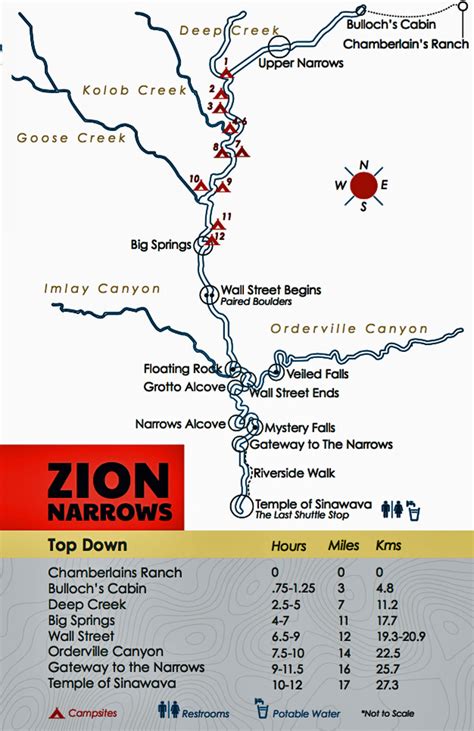 Zion National Park Map And Guide