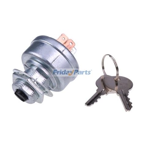 Ignition Switch With 2 Key 107682c1 For International Tractor 786 986 4586 1586 1086 Case