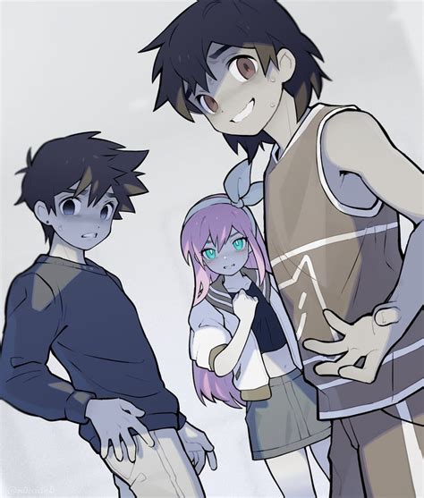 Aubrey Kel And Hero Omori Drawn By Motim0cch1m0 Danbooru