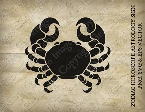 Cancer Horoscope Symbol Crab