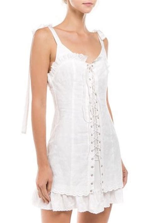 Lace Up Corset Dress Etsy