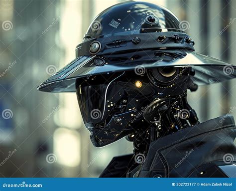 A Robot Wearing A Hat Stock Illustration Illustration Of Clothing A Robot Wearing A Hat Stock Illustration Illustration Of Clothing