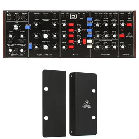 Behringer Model D Analog Synthesizer And Rack Ears Sweetwater