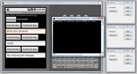 Eneter Net Android How To Receive Notification Messages From Multiple