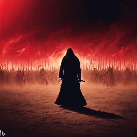 تصویرسازی هوش مصنوعی از لحظه شهادت امام حسین ع در کربلا روزنو