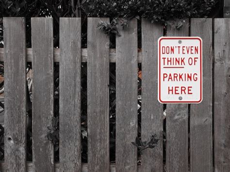 Premium Photo Text Placard On Wooden Fence