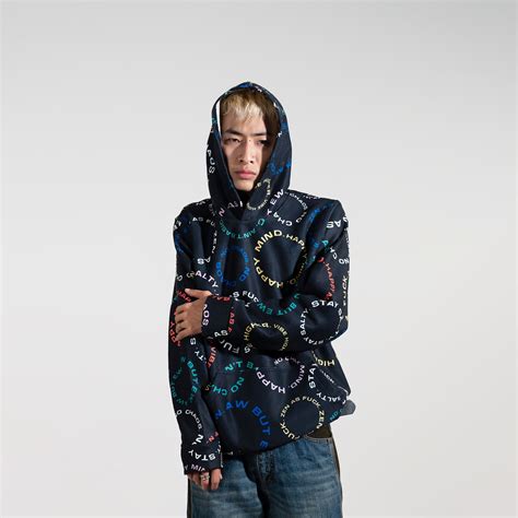 Starry Night Black Typography Hoodie Unisex Cuddle Well