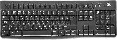 Комплект (клавиатура+мышь) Logitech MK120, USB, проводной, заводское ...