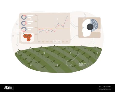 Ai Optimized Crop Yield Prediction Abstract Concept Vector Illustration Stock Vector Image And Art