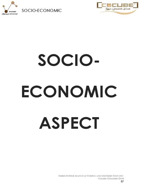 Sample Socio Economic Aspect For Feasibility Studies Pdf Taxes Retail