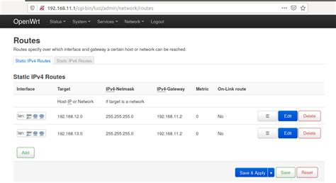 Solved Openwrt Static Routes With Vlan Subnet Network And Wireless