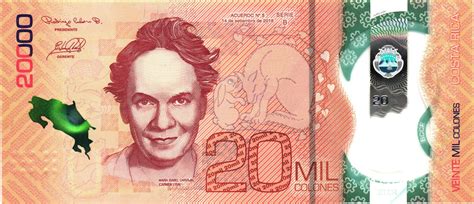 20 000 Colones Costa Rica Numista