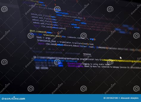 software source code program code code on a computer screen the