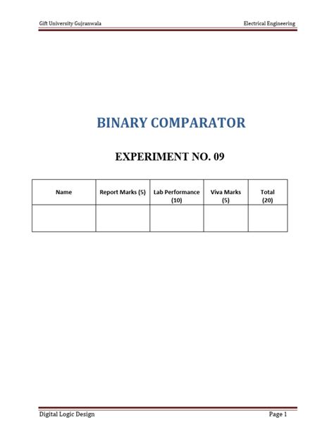 Experiment No 9 Pdf Logic Gate Electrical Engineering