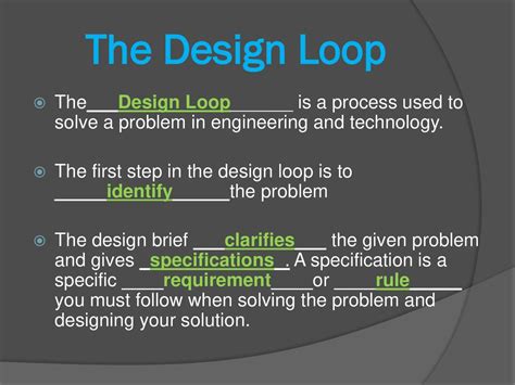 Engineering Design Loop Diagram Of The Engineering Design Loop