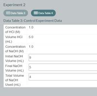 Answered: Using data table 3, find the… | bartleby