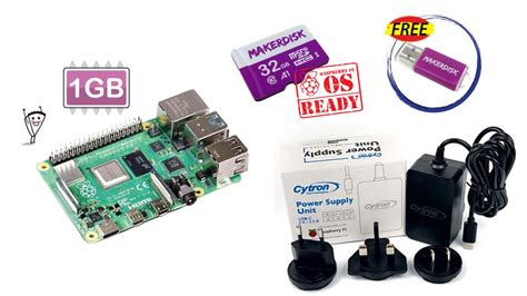 Essential Kit For Raspberry Pi Model B GB Board