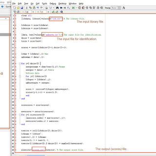 The Running Interface Of The Matlab Script Download Scientific Diagram