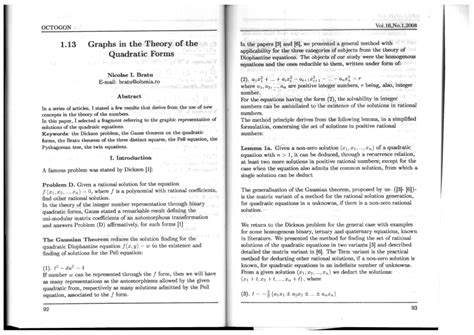PDF Graphs In The Theory Of The Quadratics Forms