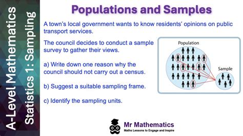A Level Statistics Sampling From Key Terms To Real World Application Mr A Level Statistics Sampling From Key Terms To Real World Application Mr