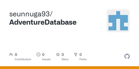 Github Seunnuga93adventuredatabase