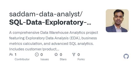 github saddam data analyst sql data exploratory data analysis a comprehensive data warehouse