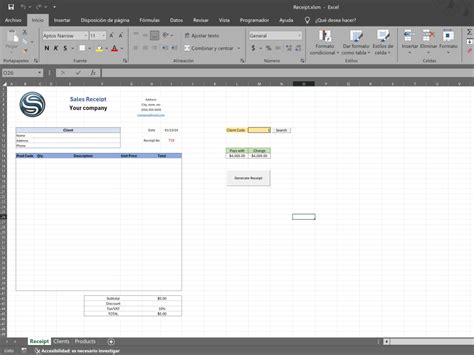 A Customizable Receipt Template In Excel Format For Printing As PDFs Upwork