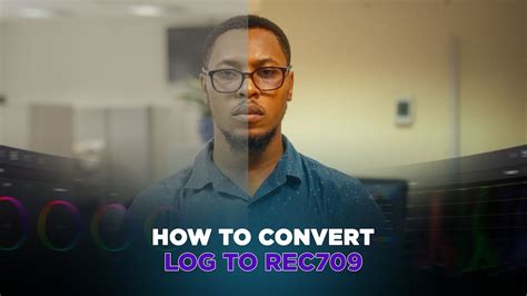 how to convert log profile to rec709 on davinci resolve youtube