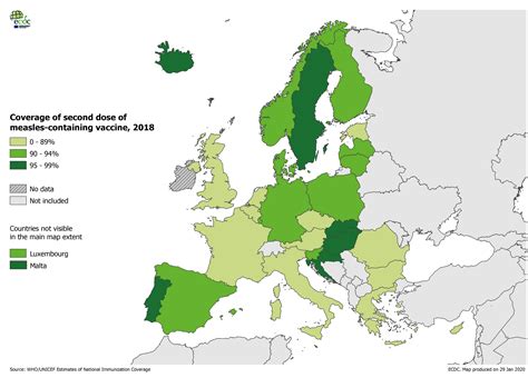 Vaccination Coverage For Second Dose Of A Measles Containing Vaccine