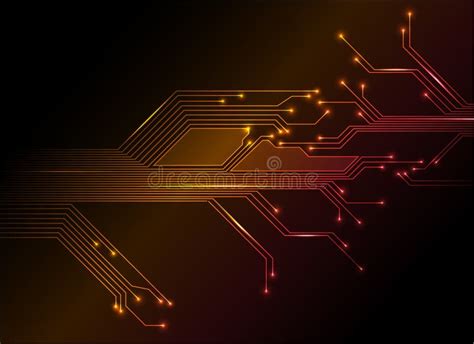 Electronic Circuit Abstract Background Stock Illustration Illustration Of Idea Electrical