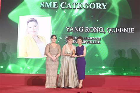 Empowering Excellence Queenie Yang Triumphs As Winner Of The 2023 Womens Entrepreneur Award In