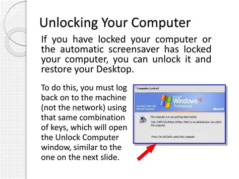 Ppt How To Lock And Unlock Your Computer A Guide By Chipola College